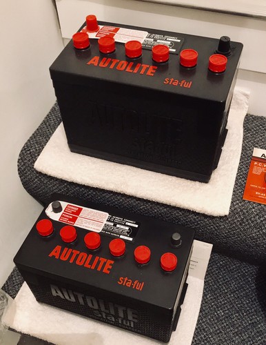 New old style Autolite SV-27F sta.ful reproduction battery Boss 302 ...