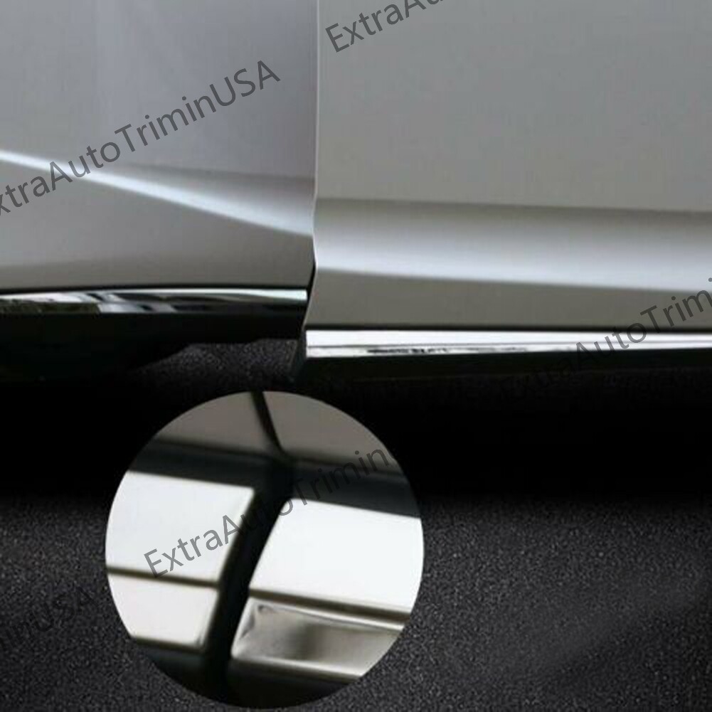 S. Steel Door Side Body Molding Trim Strips for Lexus RX350 450h 200t ...