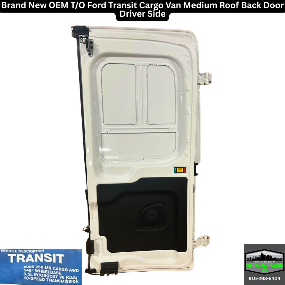 Brand New Take Off Ford Transit Cargo Van Rear Doors Driver & Pass ...