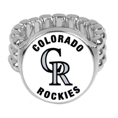 Colorado Rockies Mens Womens Adjustable Silver Ring w Gift Pkg D2 | eBay