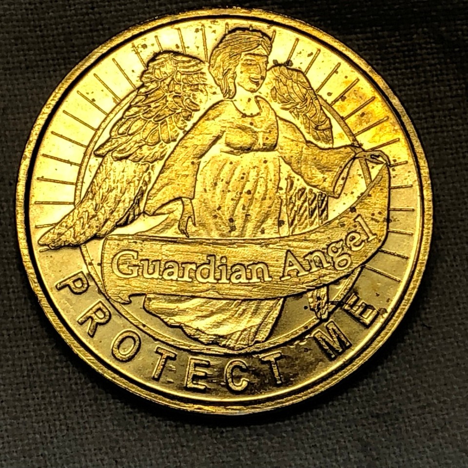 Religious Guardian Angel Pocket Token | eBay
