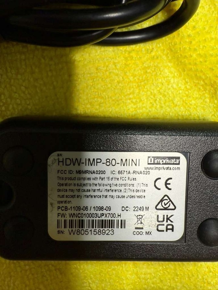 Imprivata Dual-Frequency Proximity Card Reader HDW-IMP-80-MINI HDW-IMP ...