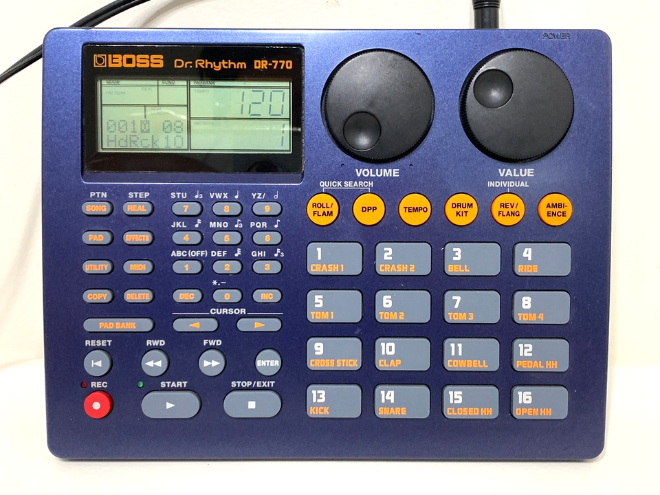 Boss DR-770 Dr Rhythm Drum Machine Sequencer | eBay Australia