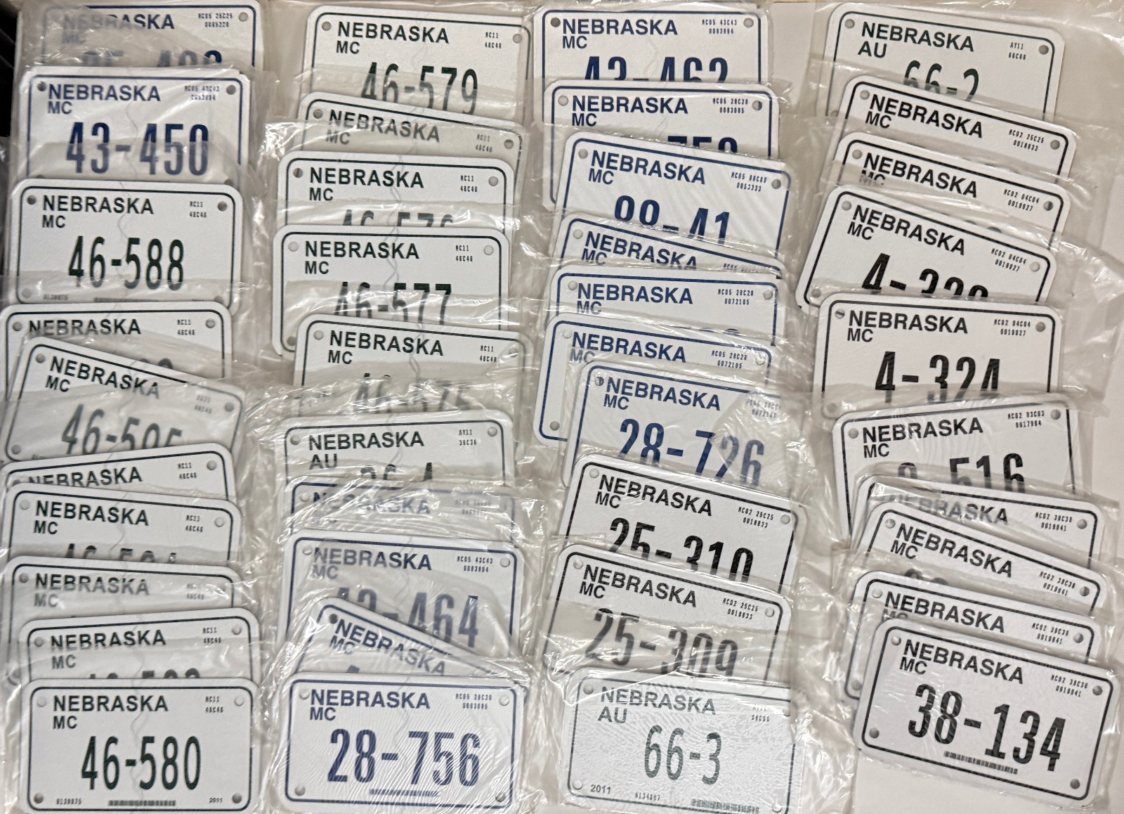 Lot 50 NEBRASKA Motorcycle & Misc License Plates | eBay