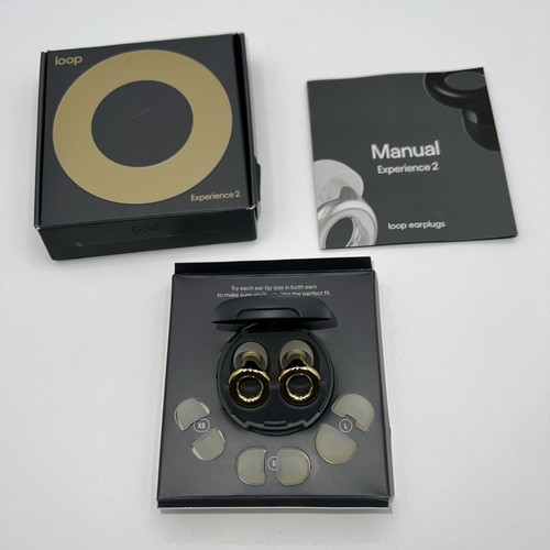 Loop Experience 2 Earplugs High Fidelity Hearing Protection Gold - New ...