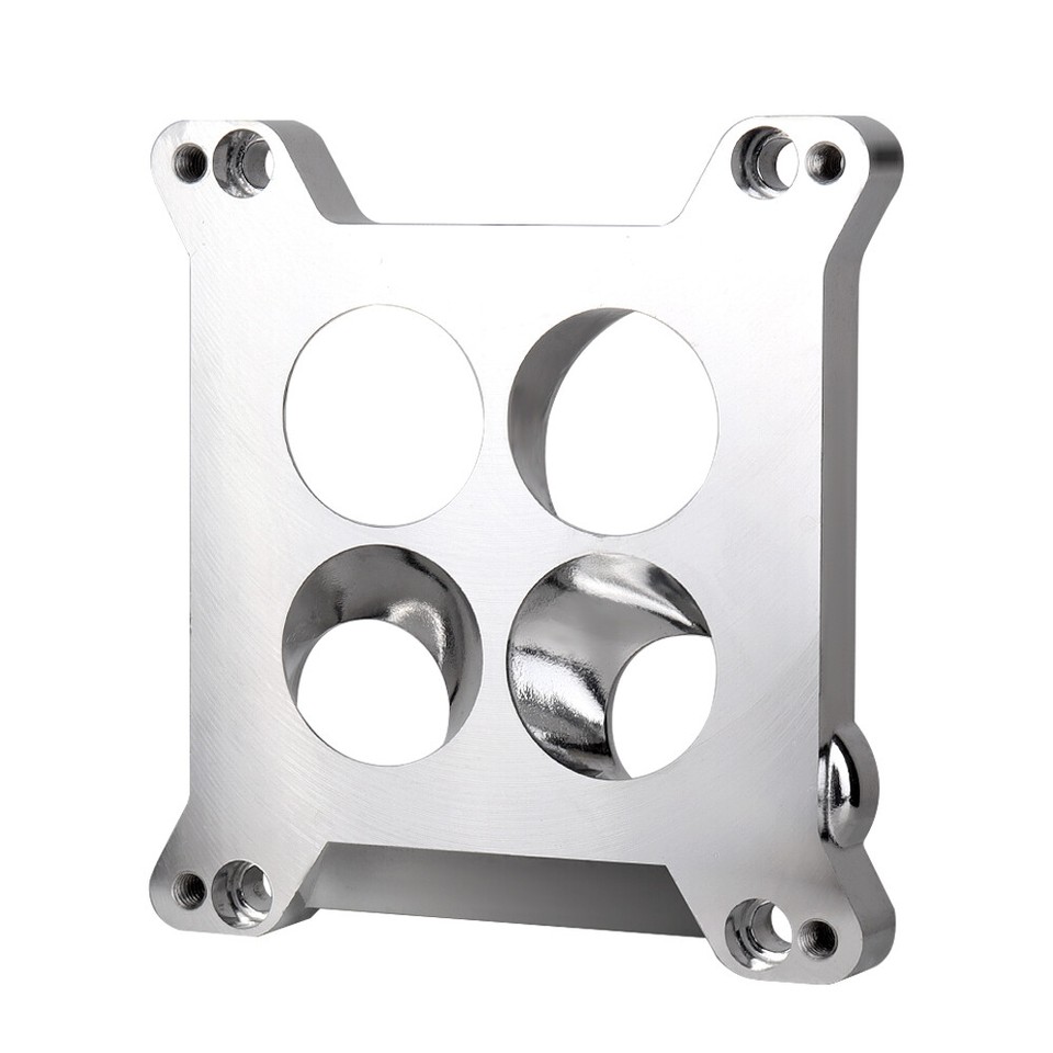 Carburetor Adapter Plate Four Hole Square to Spread Bore Edelbrock 2696 ...
