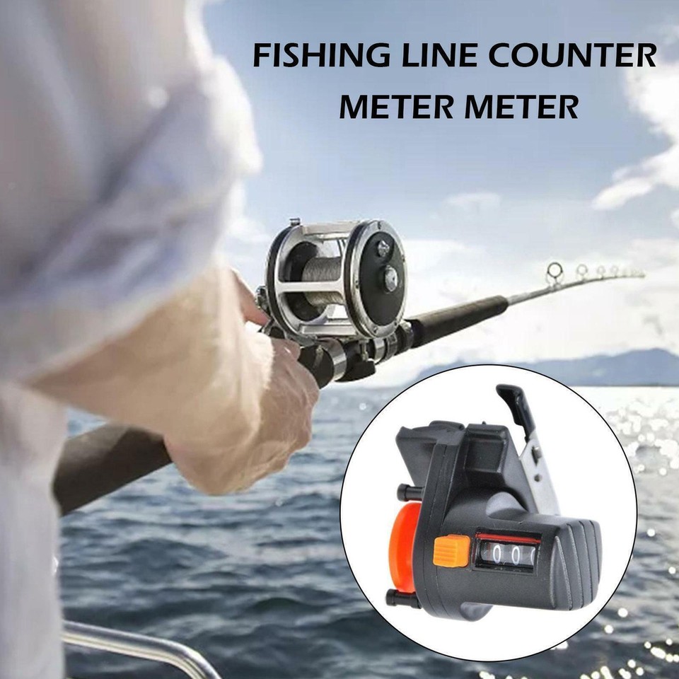 Clipon Digital Fishing Line Counter with Meter Gauge for Easy Depth лι ...