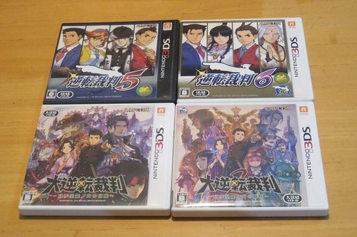 Great Ace Attorney 1 , 2 & Ace Attorney 5 , 6 set Nintendo 3DS Japan | eBay