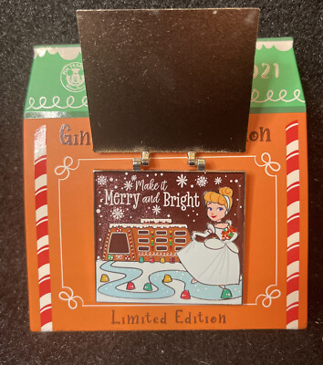Disney Gingerbread Collection 2021 Contemporary Cinderella LE 4000 Pin ...