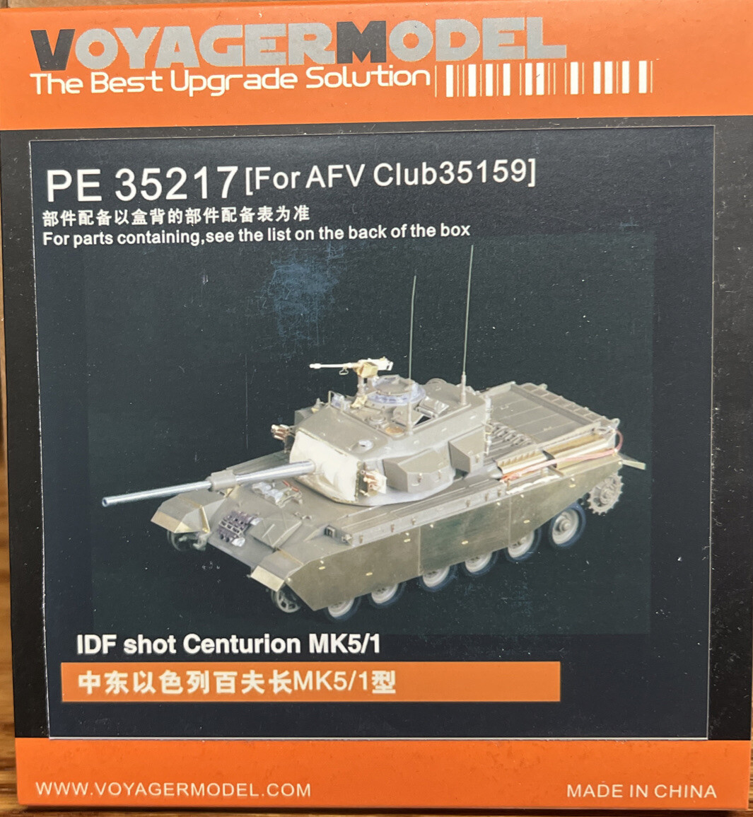 Voyager 35217 1/35 IDF Centurion MK5/1 details set for AFV Club | eBay