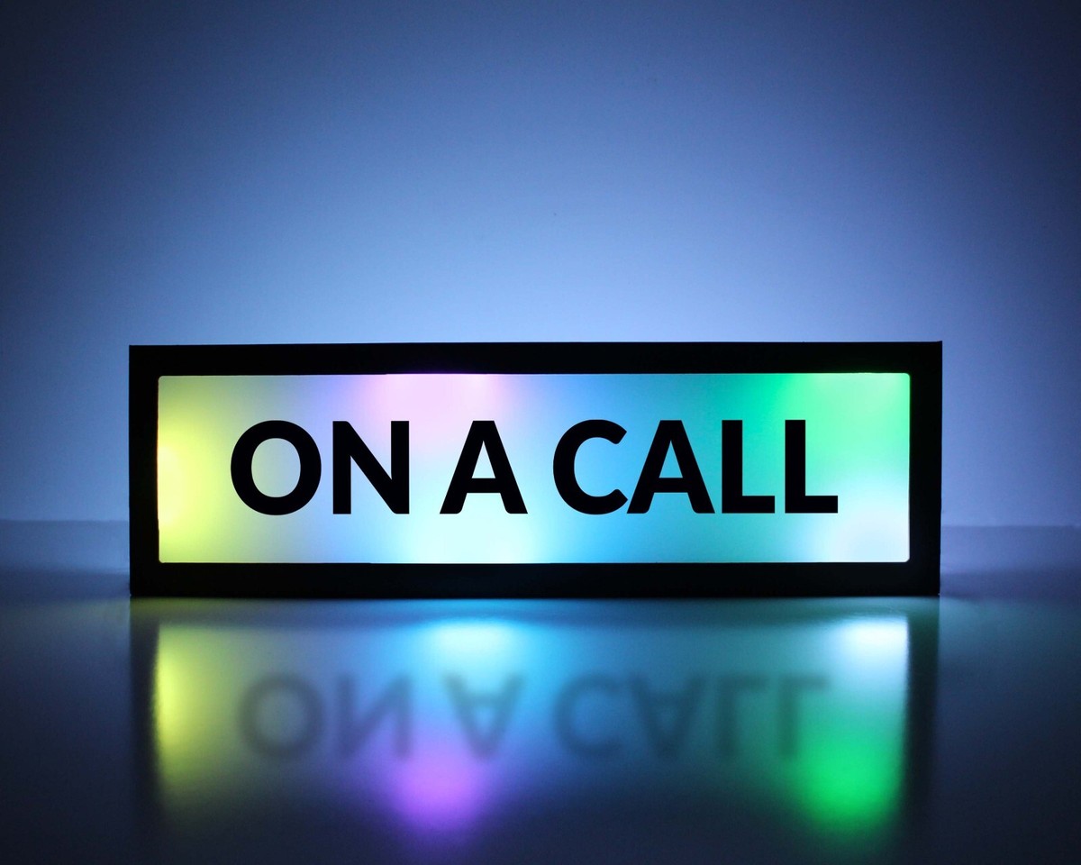 Do Not Disturb Conference Call In Progress