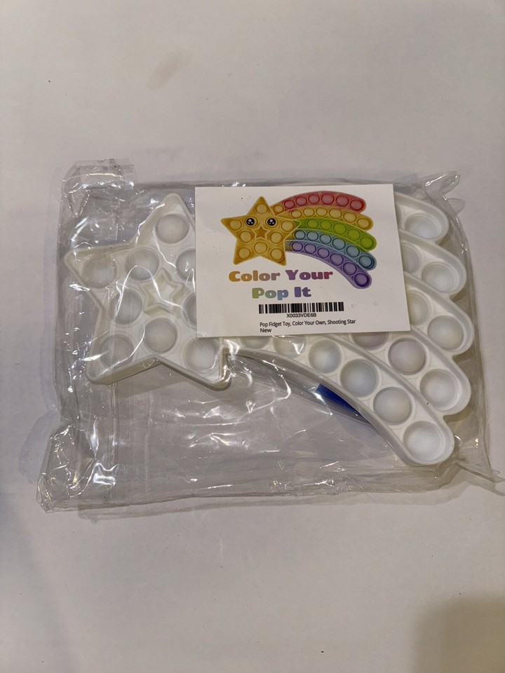 Star Pop Its Fidget Toy Pop It Arts and Crafts Project-New | eBay