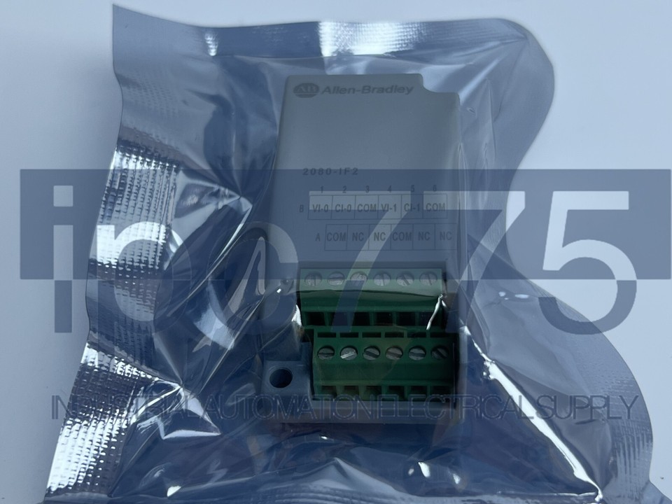 NEW Allen-Bradley 2080-IF2 SER A Micro800 2 Point Analog Input Plug-In ...