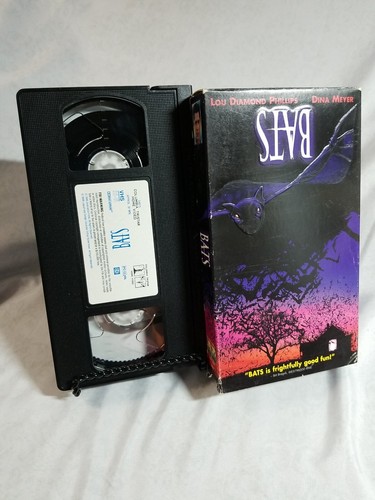 BATS Lou Diamond Phillips 1999 VHS RARE ORIG HTF OOP Horror Sci-Fi ...