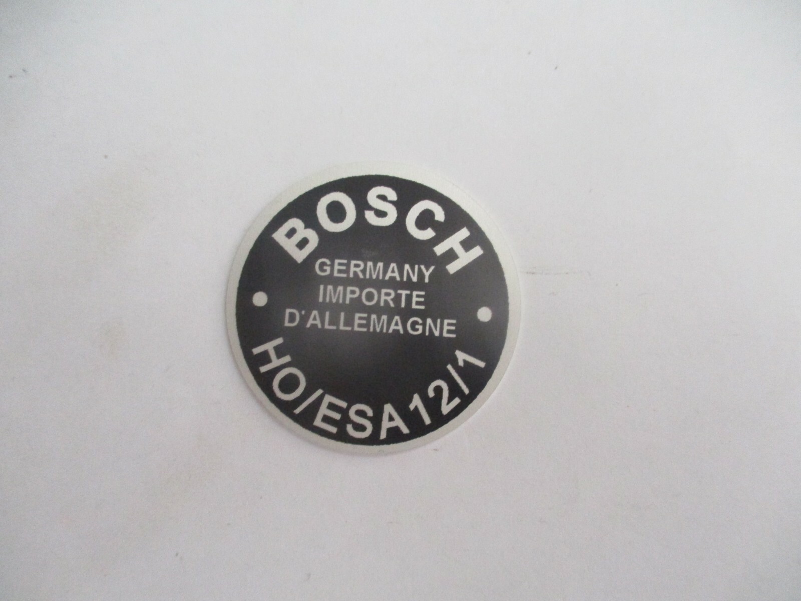 Typenschild Schild Bosch Hupe HO ESA 12 1 Oldtimer | eBay.de