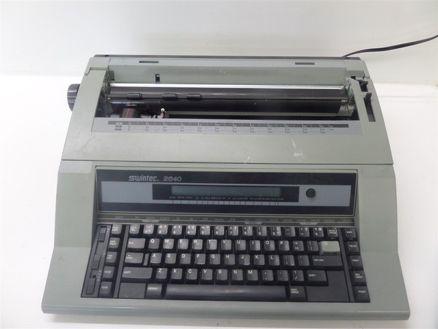 Swintec Model 2640 Electronic Typewriter Tested Works for sale online ...