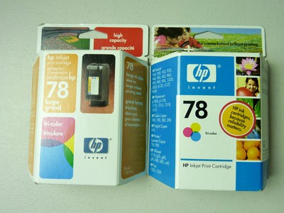 Lot of 2 - Genuine HP 78 Tri-Color Ink Cartridges - New Sealed ...