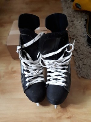 Mens BAUER SUPREME Pantera ICE HOCKEY SKATES SIZE 9.5 UK USED GOOD ...