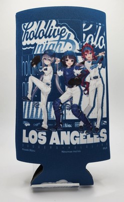 Official LA Dodgers X Hololive Night 2025 Tall Can Cooler Beer Koozie ...