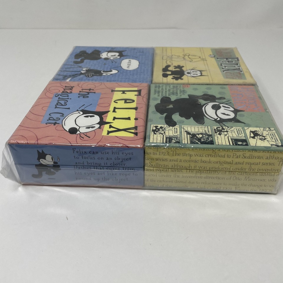 Vintage Felix The Cat Spiral Notebook Journal & 4 Small Storage Box ...