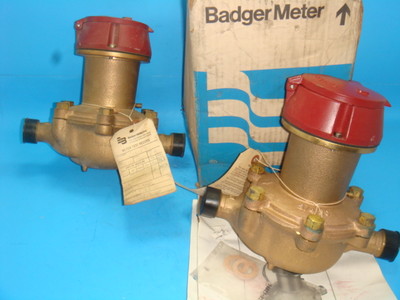 NEW BADGER METER SC-ER, INDUSTRIA DISC METER 3/4" SC-ER, TYPE SC, MODEL ...