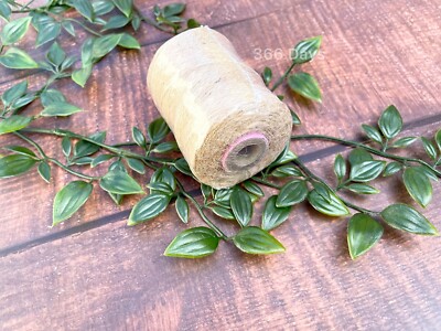 100m Roll Jute Twine Thin String Natural Hessian Craft Gift Wrap Brown ...