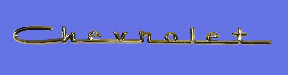 57 Chevy Bel Air 6-Cyl Chevrolet Script *NEW* 1957 Chevrolet | eBay