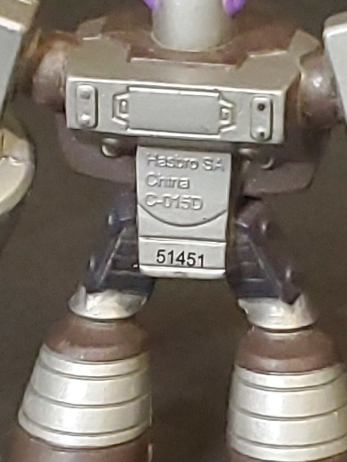 Transformers Rescue Bots Morbot Figure 2.5" PVC Silver Brown Robot ...