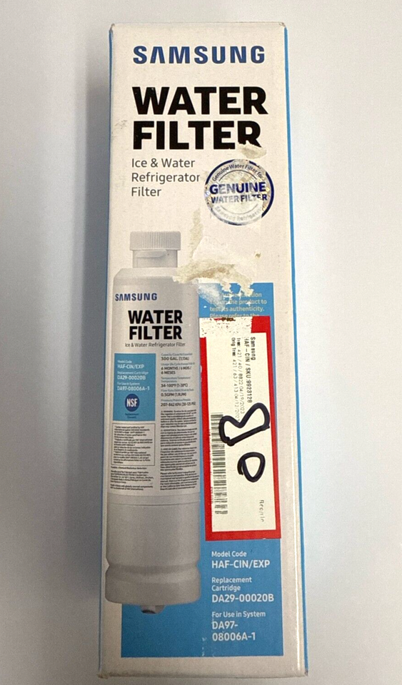SAMSUNG Genuine Filter for Refrigerator Water and Ice, Carbon Block ...