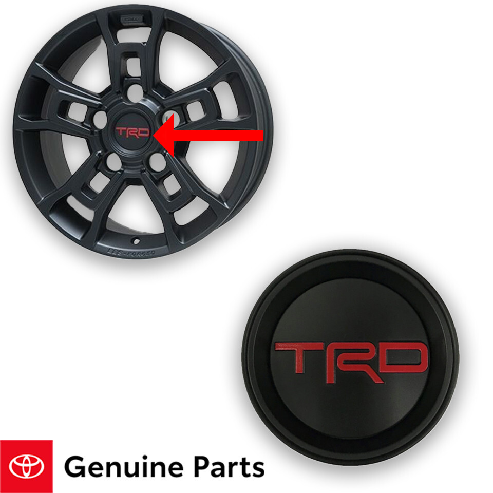 20 - 21 Toyota Tundra 18 Inch TRD Alloy Wheel Black Center Cap OEM Qty ...