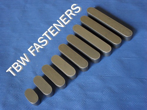 Round End Parallel Feather Drive Keys DIN 6885 Metric 3,4,5,6,8,10,12 ...