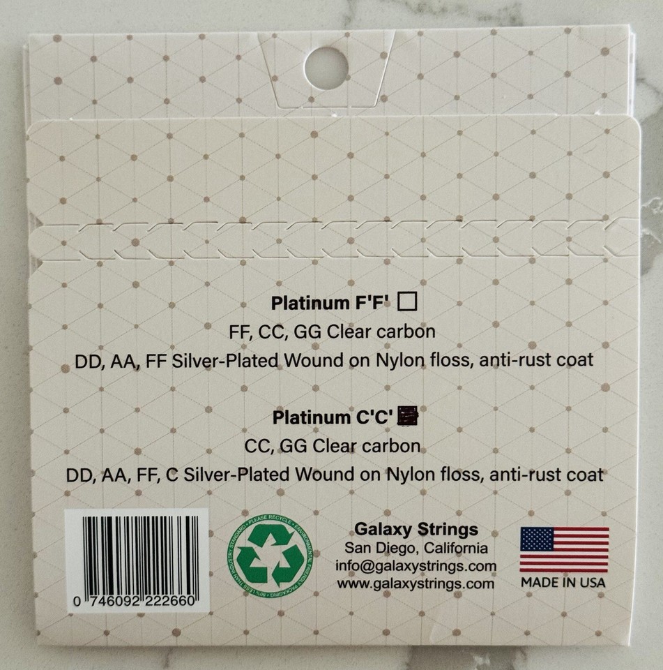 Galaxy Strings Oud Strings, dd Tuning, clear Carbon & Silver plated | eBay