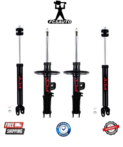 4PCS Set Front Suspension Strut & Rear Shocks FCS For 2013-2019 Ford ...