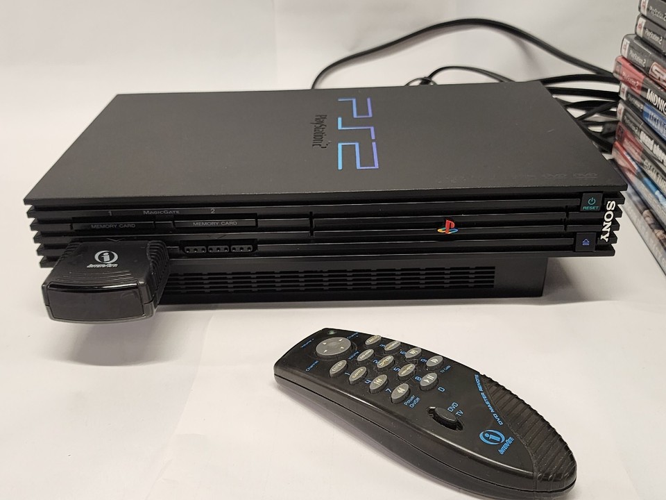 Playstation 2 PS2 Fat Console SCPH-30001 and 10 PS2 Games Tested ...