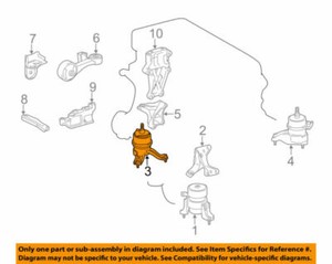 12362-36052 Toyota Insulator, engine mounting, front lh 1236236052, New ...