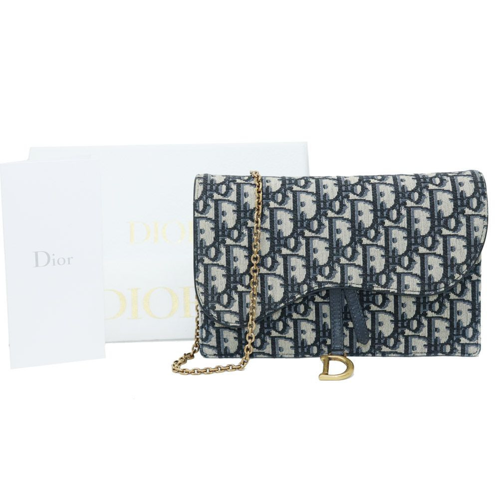 Dior Oblique Saddle Chain Pouch Crossbody Bag S5620CTZQ_M928 Dior Oblique Saddle Chain Pouch Crossbody Bag S5620CTZQ_M928