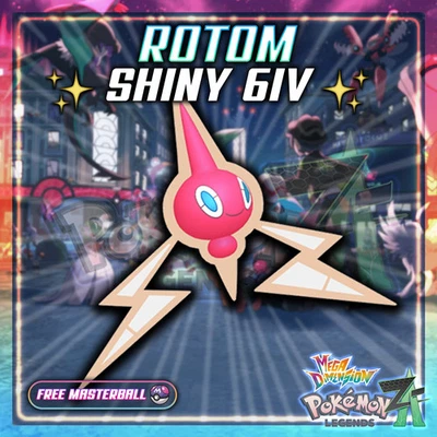 6IV Shiny Rotom Legends ZA MEGA DIMENSION DLC (Pokemon