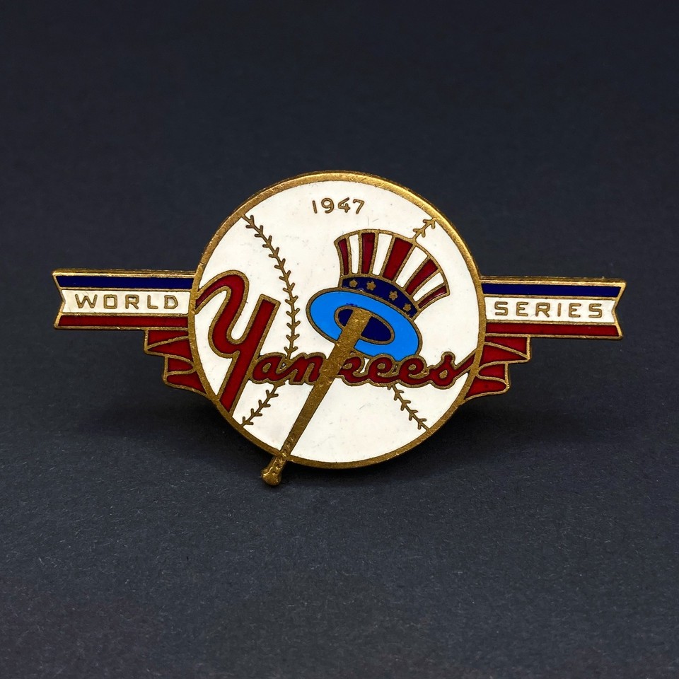 1947 New York Yankees World Series Press Pin - Grandfather Collection ...