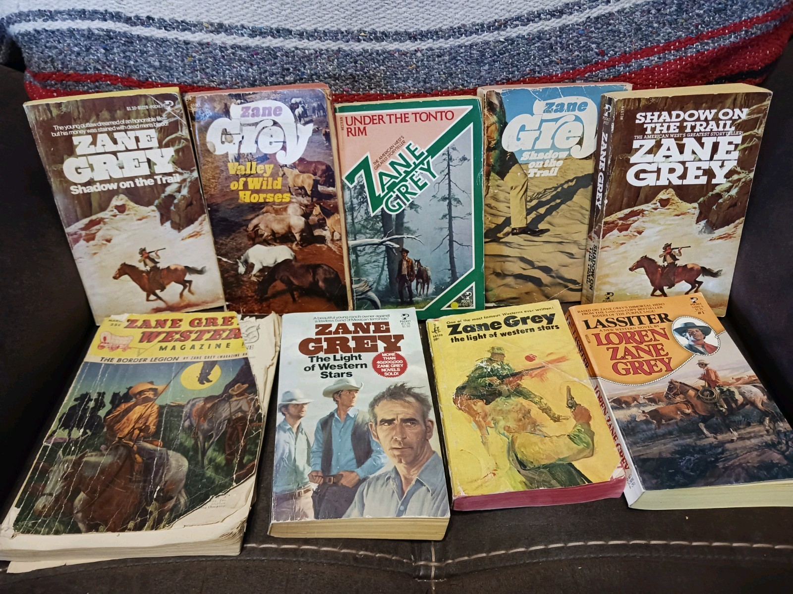 Lot of 26 Vintage Paperback Books Novels Western Adventure Used Various ...