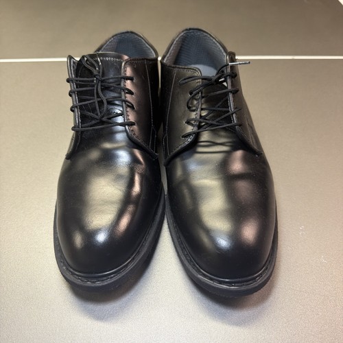 CAPPS Military Dress Shoes Mens 11.5 D Black Patent Leather Oxford ...