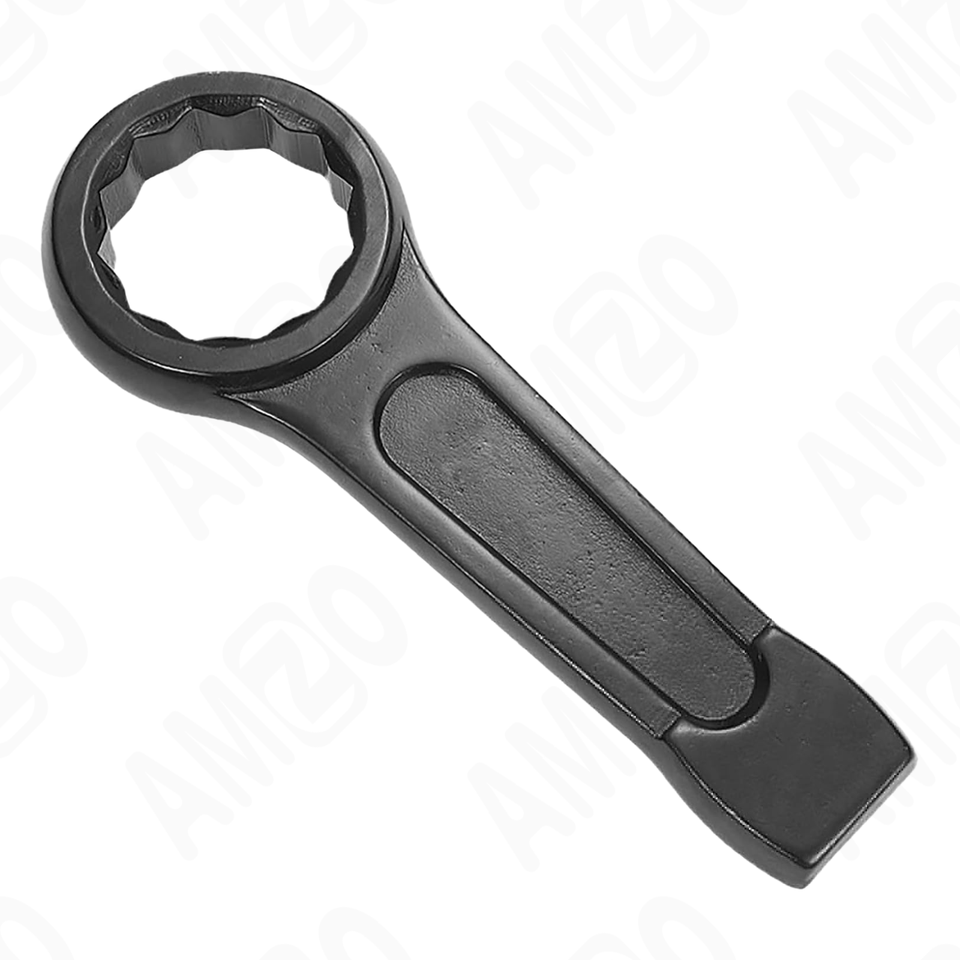 Neilsen 10pc Slogging Ring Spanner Set 24-50mm Heavy Duty Tool Roll ...