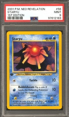 Pokemon Neo Revelation 1st Edition Staryu 56/64 PSA 9 | eBay
