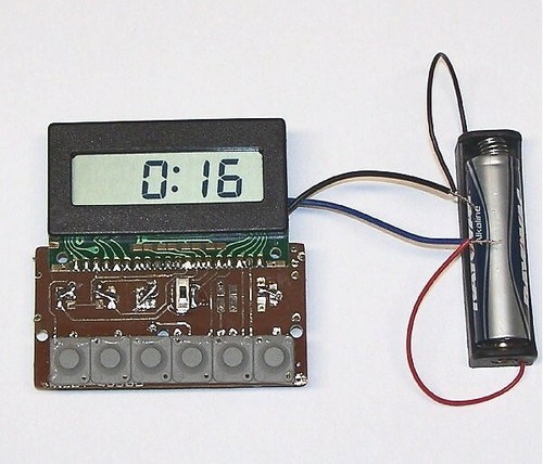 = LCD digital clock kit = diy hobby electronic science project set ...