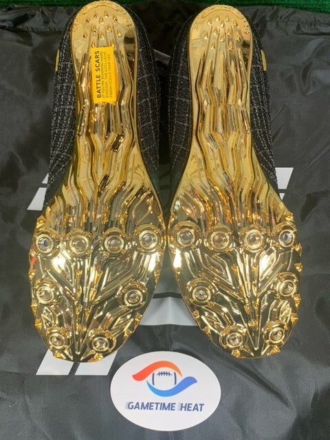 New Under Armour Sprint Pro 3 HOVR Track Field Spikes Shoes Black Gold ...