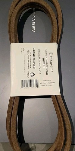 Husqvarna Genuine OEM Belt, 532429636-429636 -598559101- 42 Riding ...