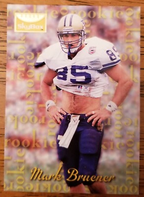 Mark Bruener Pittsburgh Steelers 1995 SkyBox Football Card #179 ROOKIE ...