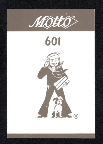 Cracker Jack Vintage 1987 Motto Game Trivia Card #601 | eBay