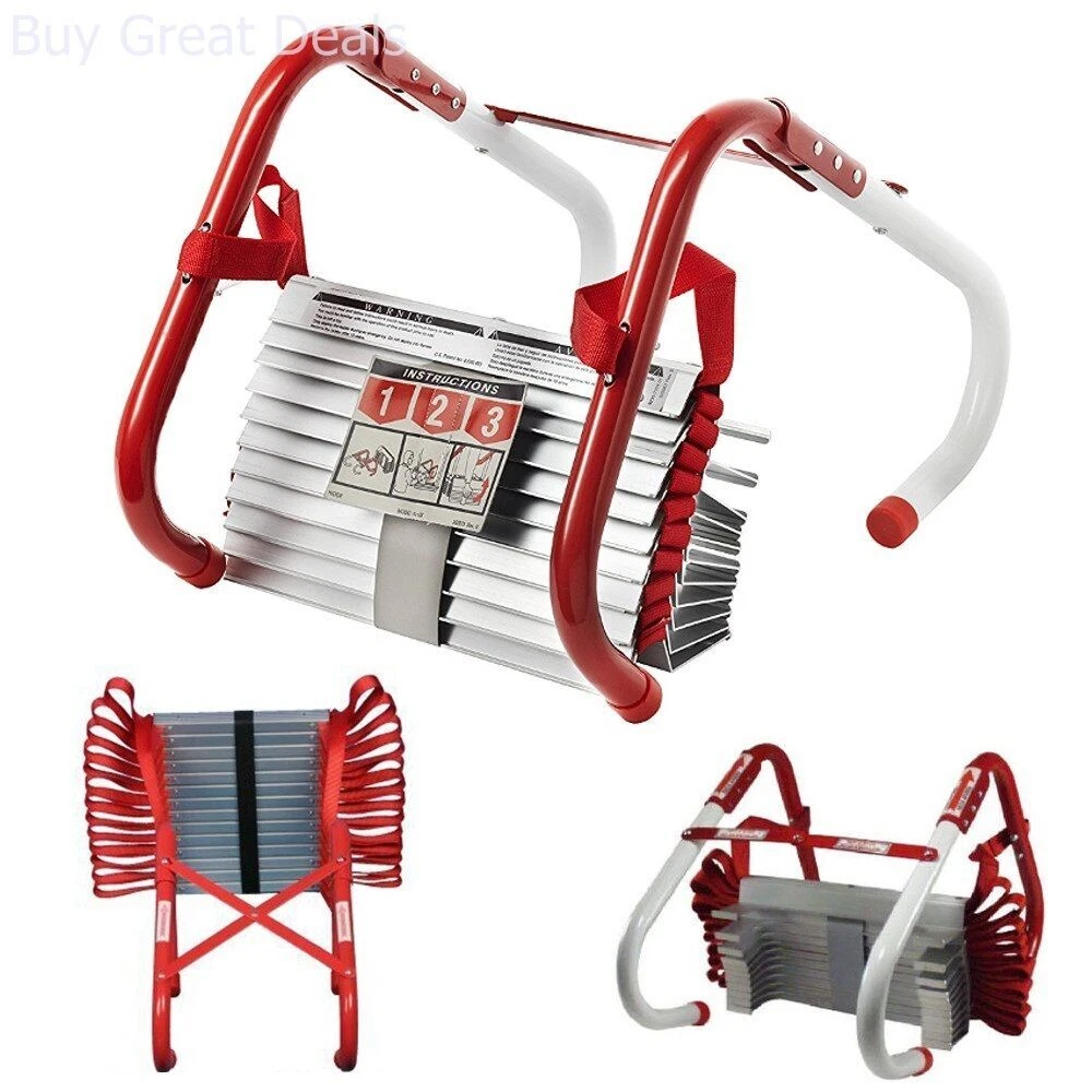 Kidde 468193 KL-2S, Story Fire Escape Ladder With Anti-Slip, 60% OFF