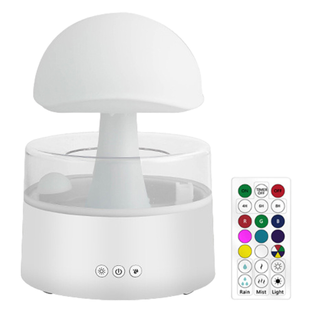 Mushroom Cloud Diffuser with7Color Light(White With Remote Control) | eBay