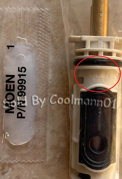 NEW! 6 GENUINE MOEN 1222/1222B POSI-TEMP Shower Cartridge OEM 158084/85 ...